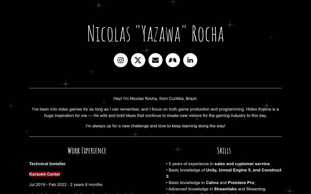 Nicolas "Yazawa" Rocha